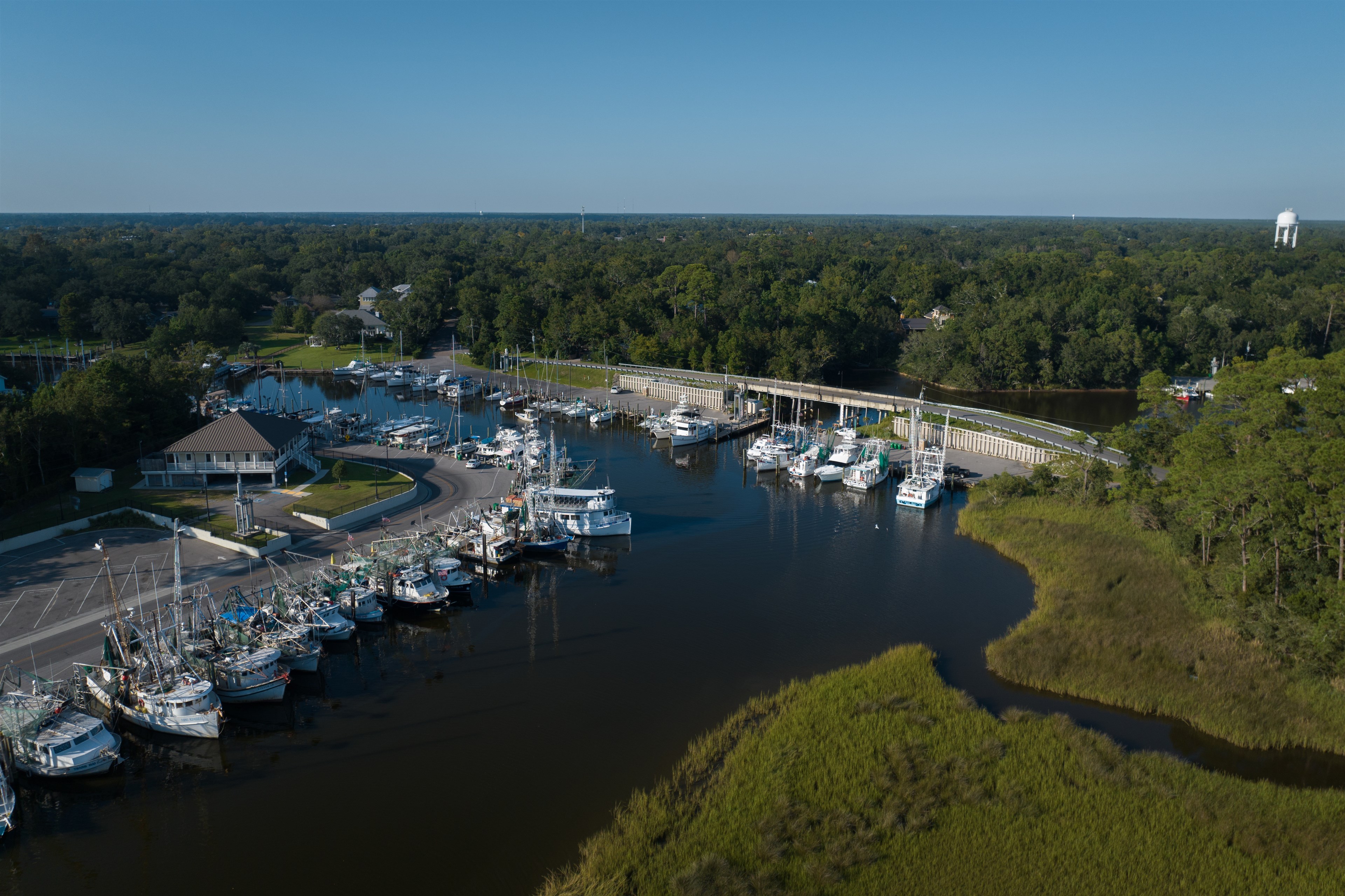 Locations Hub - Ocean Springs Harbor - Aerial