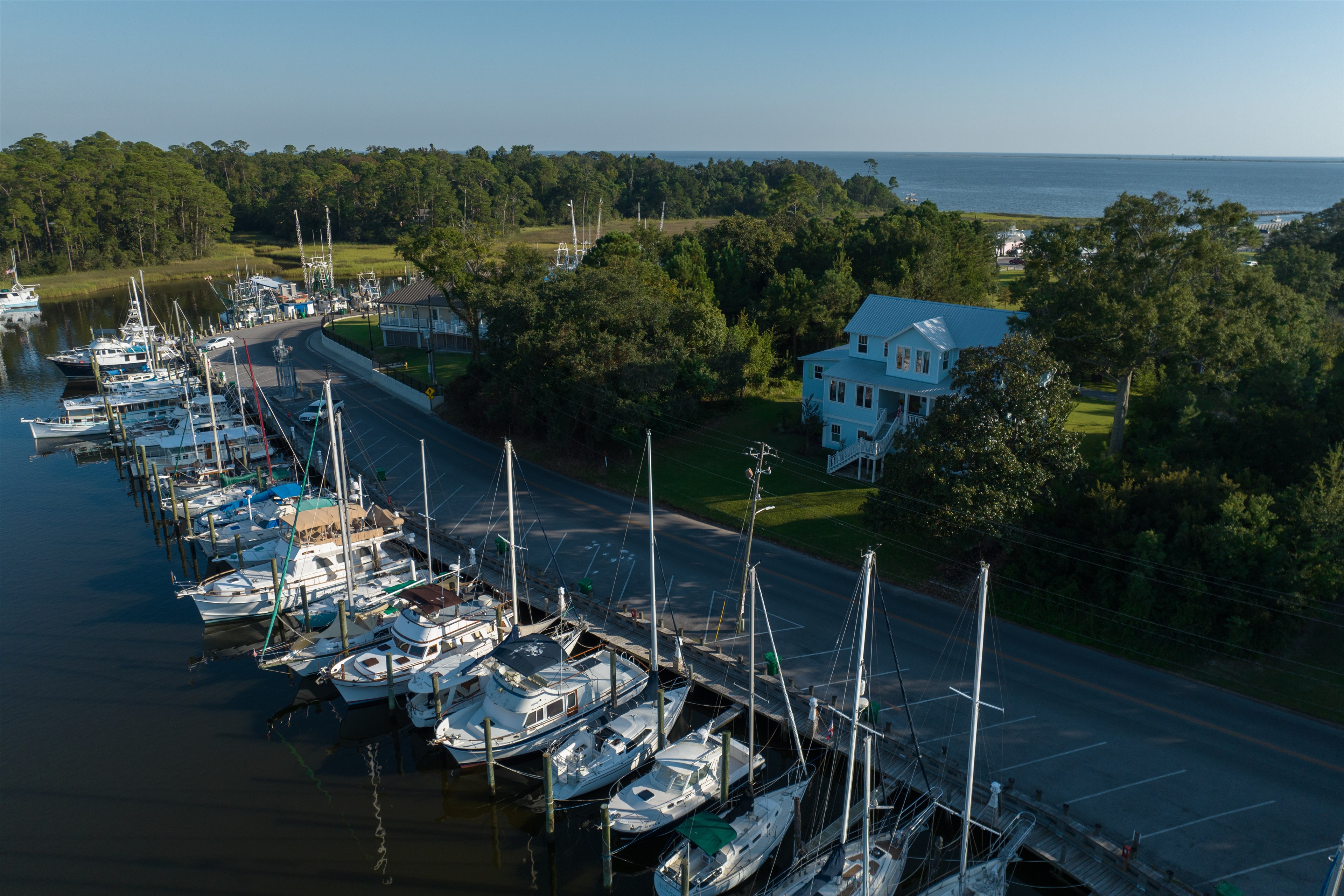 Locations Hub - Ocean Springs Harbor - Aerial