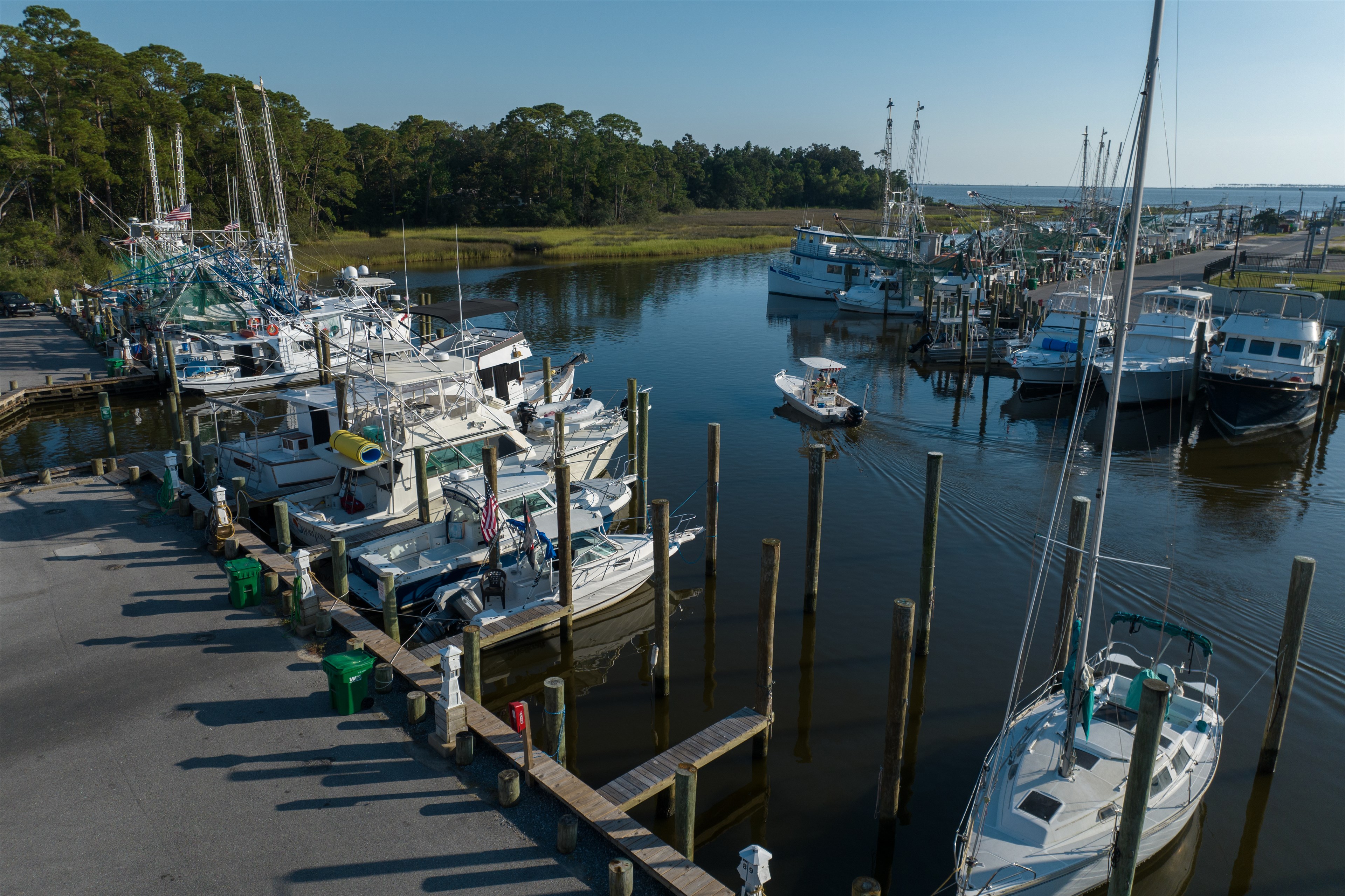Locations Hub - Ocean Springs Harbor - Aerial
